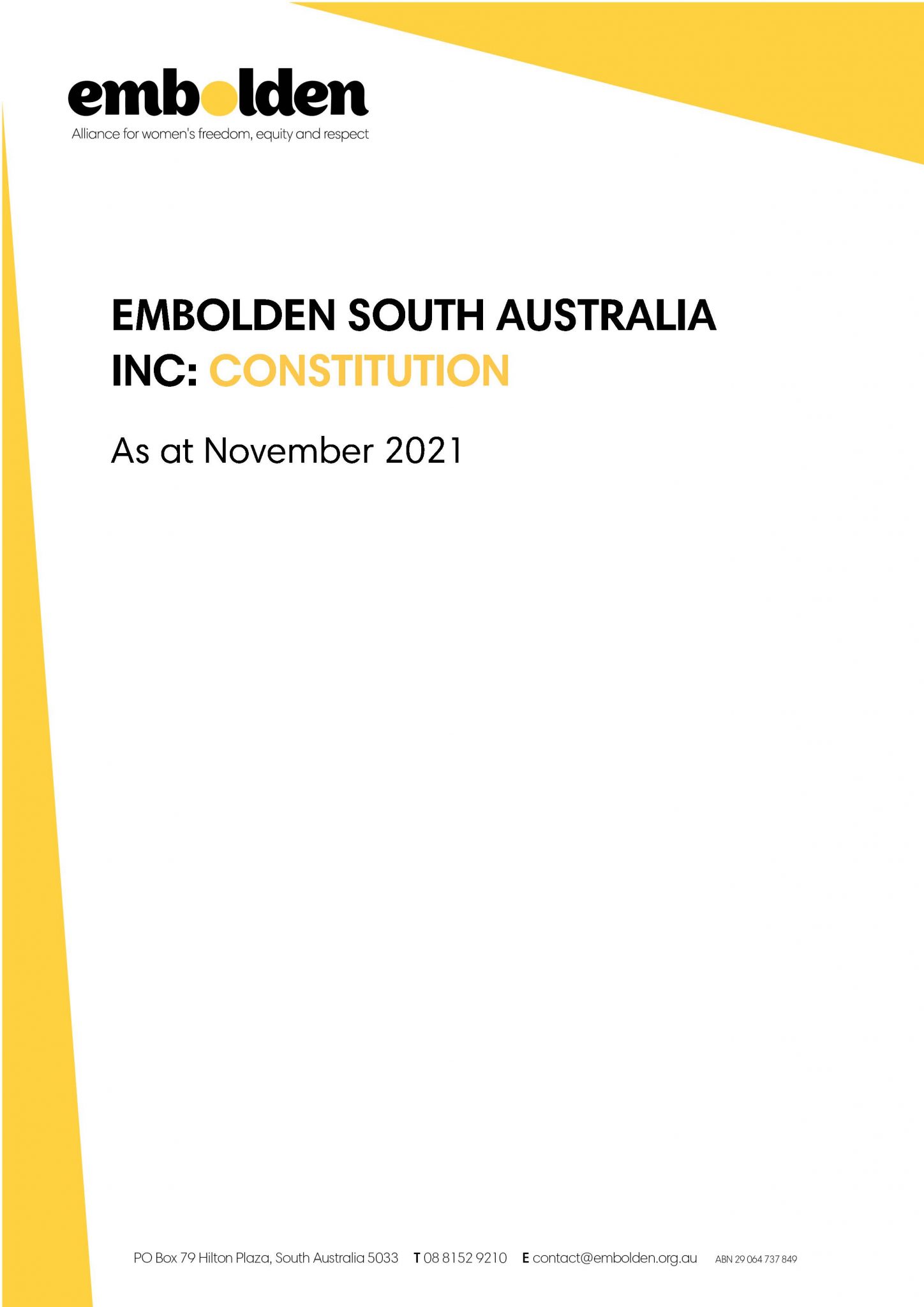 Governance Resources - Embolden